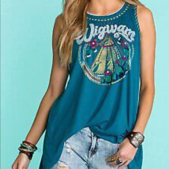 Double D Ranch | Tops | Double D Ranch Wigwam Tank Small | Poshmark